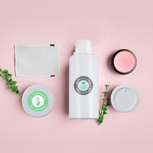PLA biodegradable multi-use bottles cosmetic cream jar food bottle